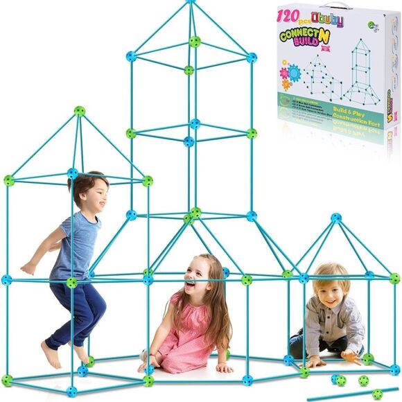obuby | Toys | Nwtobuby Kids Fort Building Kit 2 Pieces Construction ...